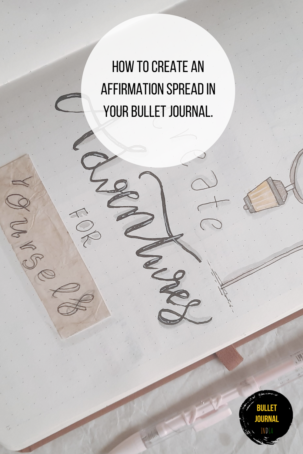 How To Create An Affirmations Spread In Your Journal | Bujo India