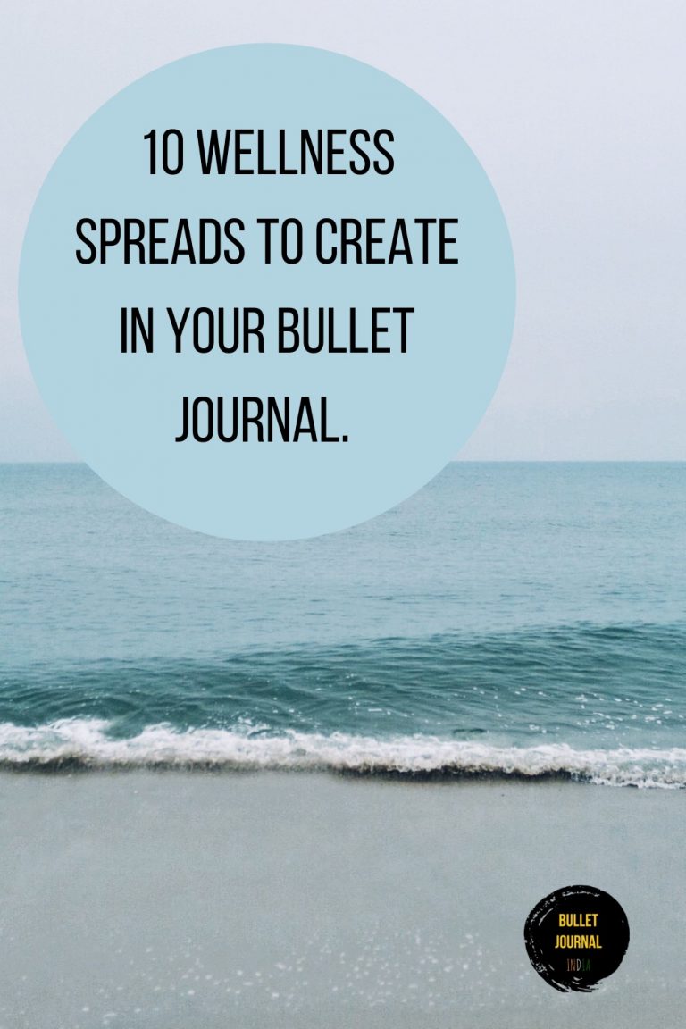 10 Wellness Spreads To Create In Your Bullet Journal | Bullet Journal India